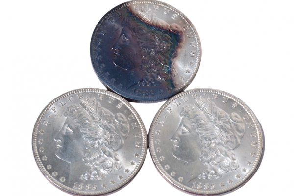 The Differences Between Regular and Toned Coins | Arnold Jewelers