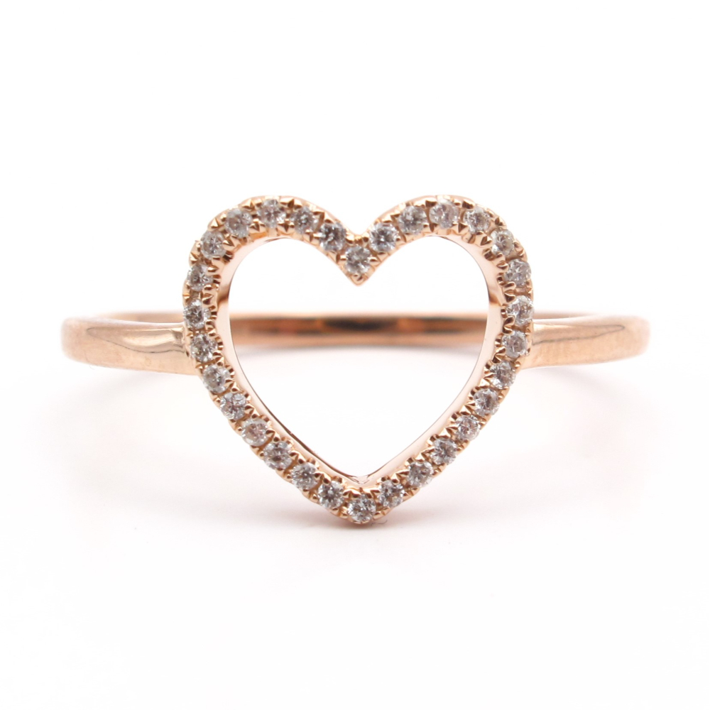Open Heart Rings For Women