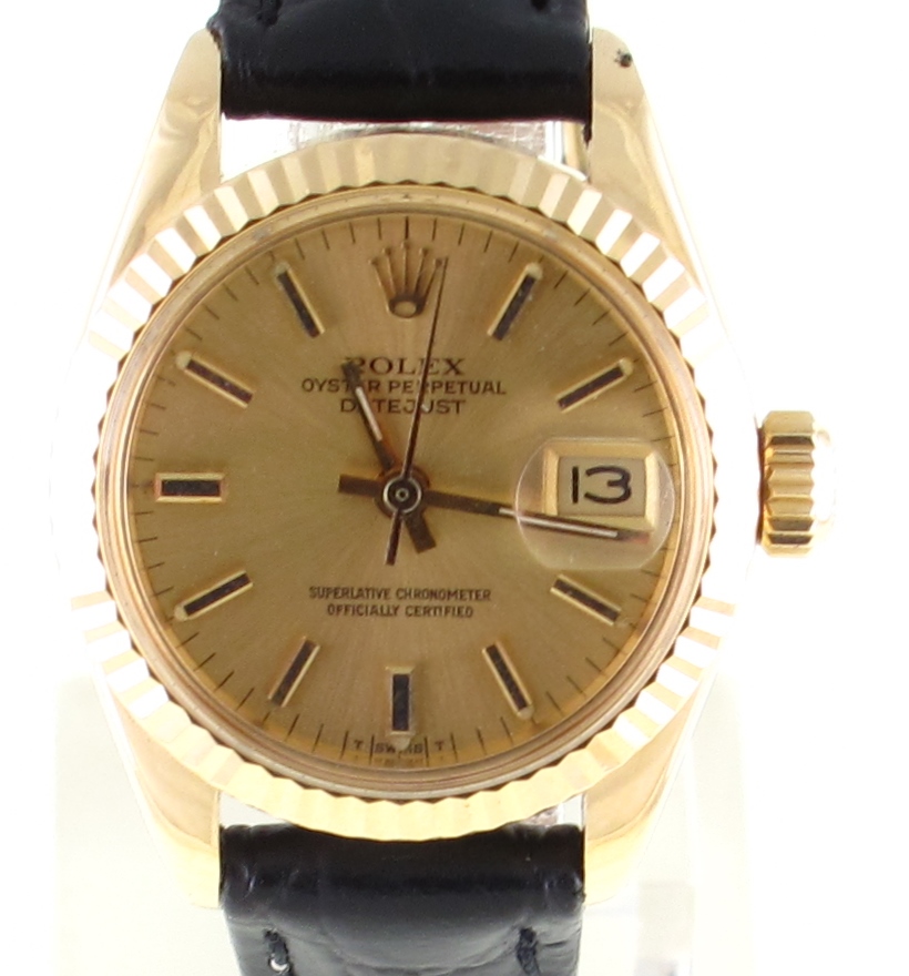 Pre-Owned Rolex Datejust (1978) 18kt Yellow Gold Model 6917 | Arnold ...