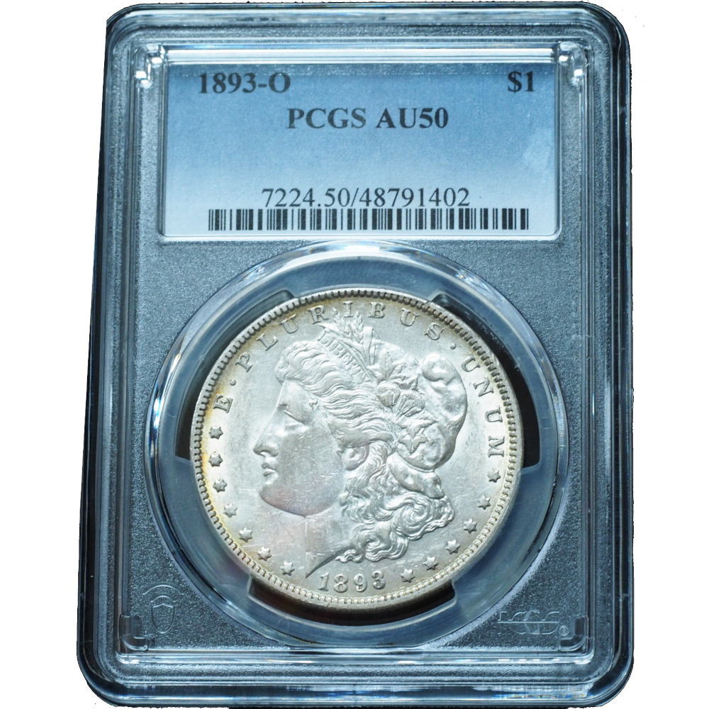 Buy 1893-O Morgan Dollar AU50 PCGS Online | Arnold Jewelers