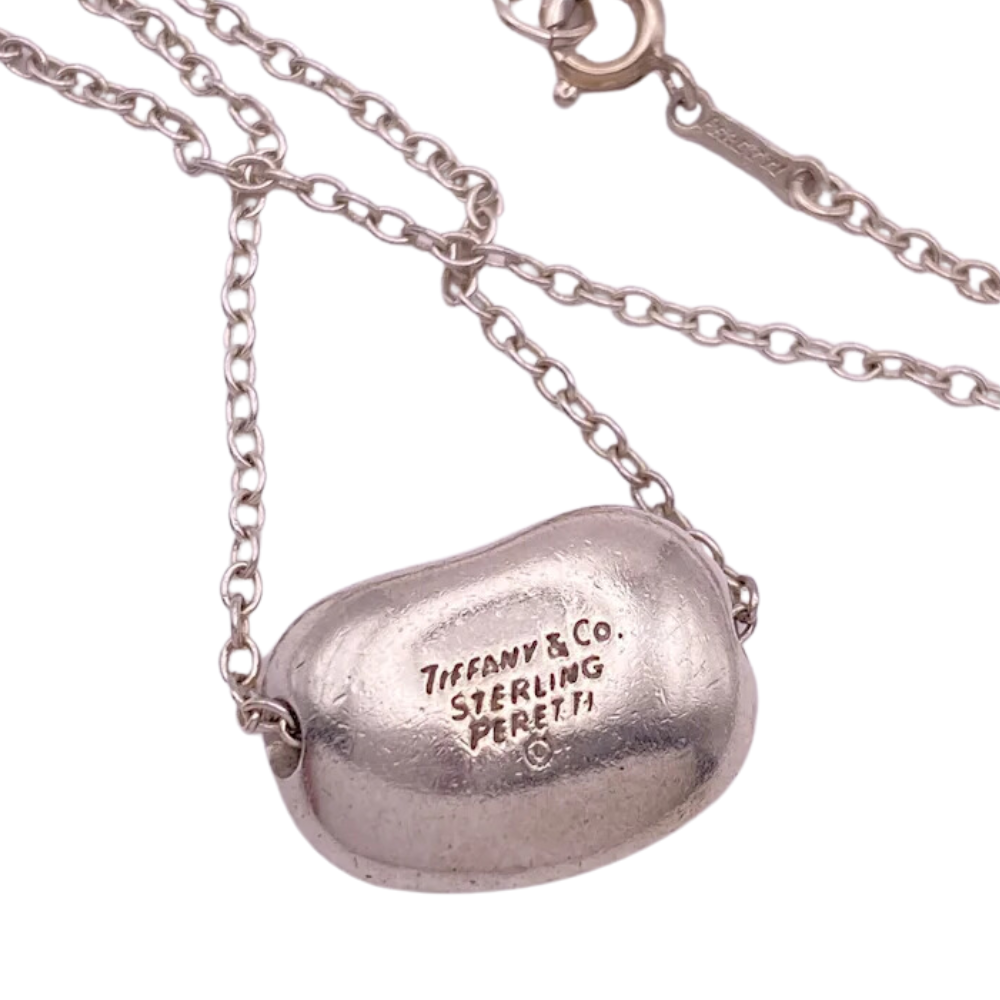 Buy Tiffany Co Elsa Peretti Large Bean Necklace Sterling Silver Online Arnold Jewelers