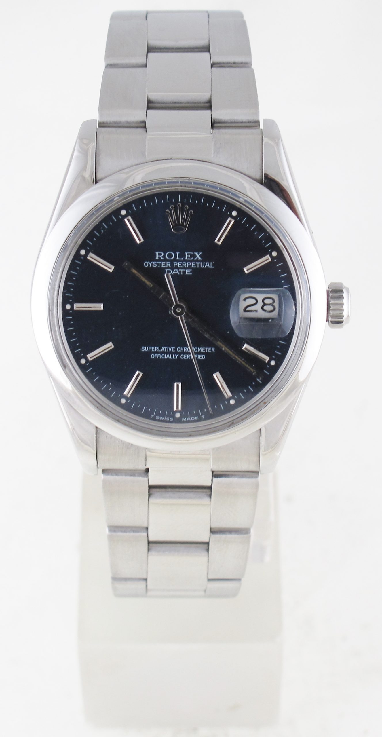 Buy Pre-Owned Rolex 34MM Date (1982) Stainless Steel#15000 Online ...