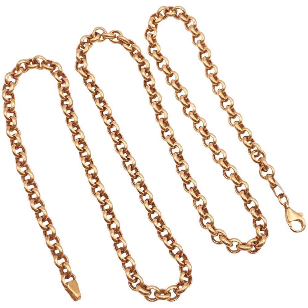 Buy Vintage Rolo Chain Necklace 14K Gold 22" Length Online | Arnold ...