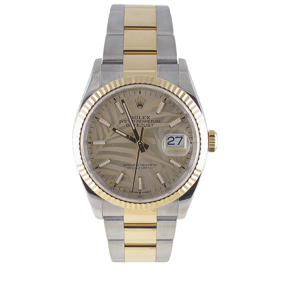 Buy Like New Rolex 36MM Yellow Gold And Steel Datejust Online | Arnold ...