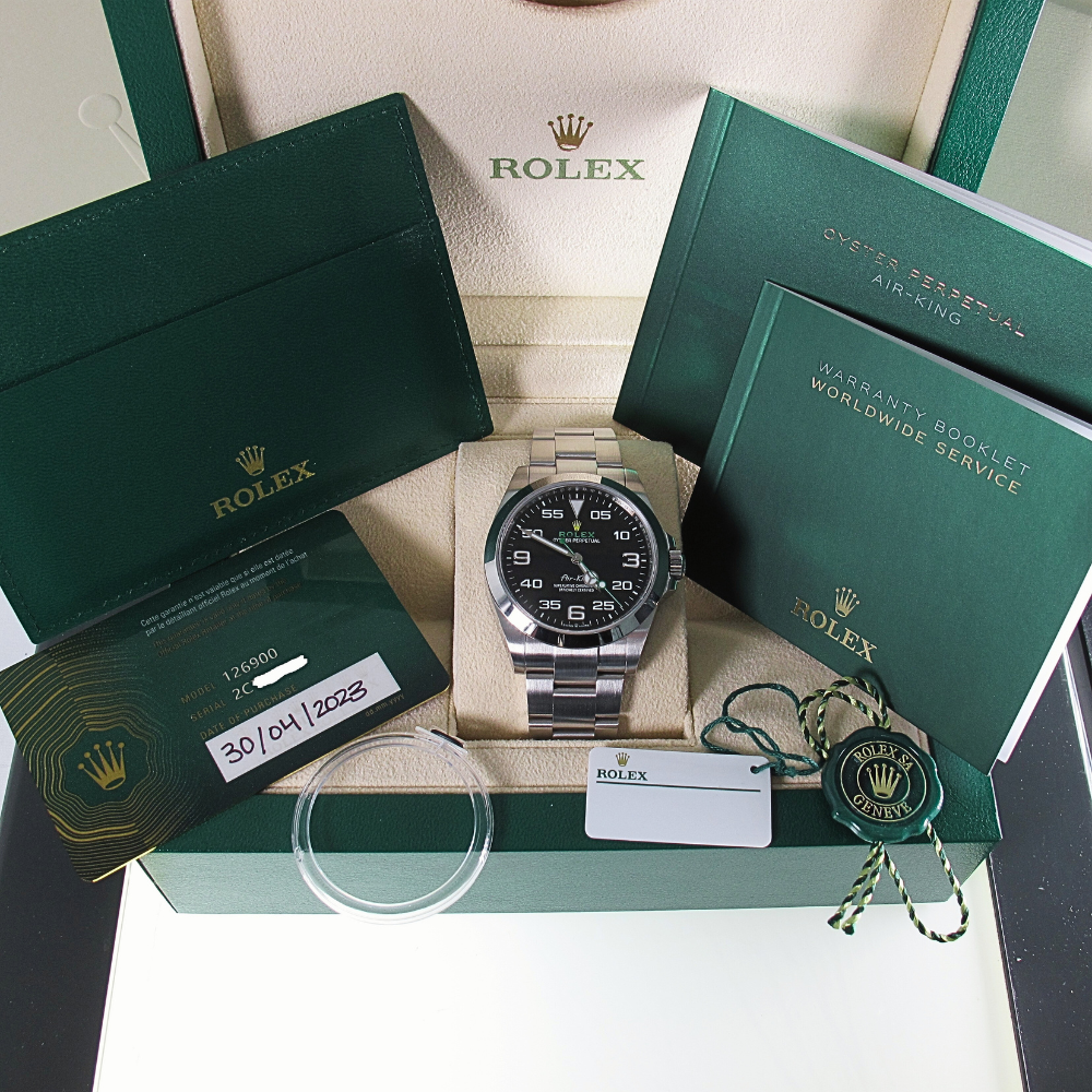 Buy New Unworn Rolex 40MM Air King (2023) Stainless Steel#126900 Online ...